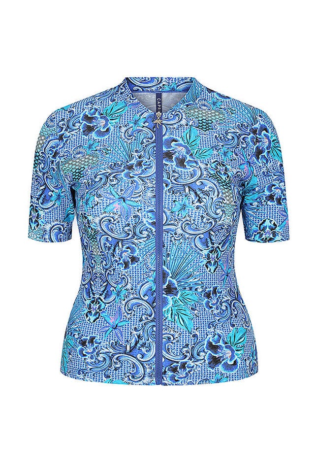 Zip Front Rash Vests | Capriosca Swimwear